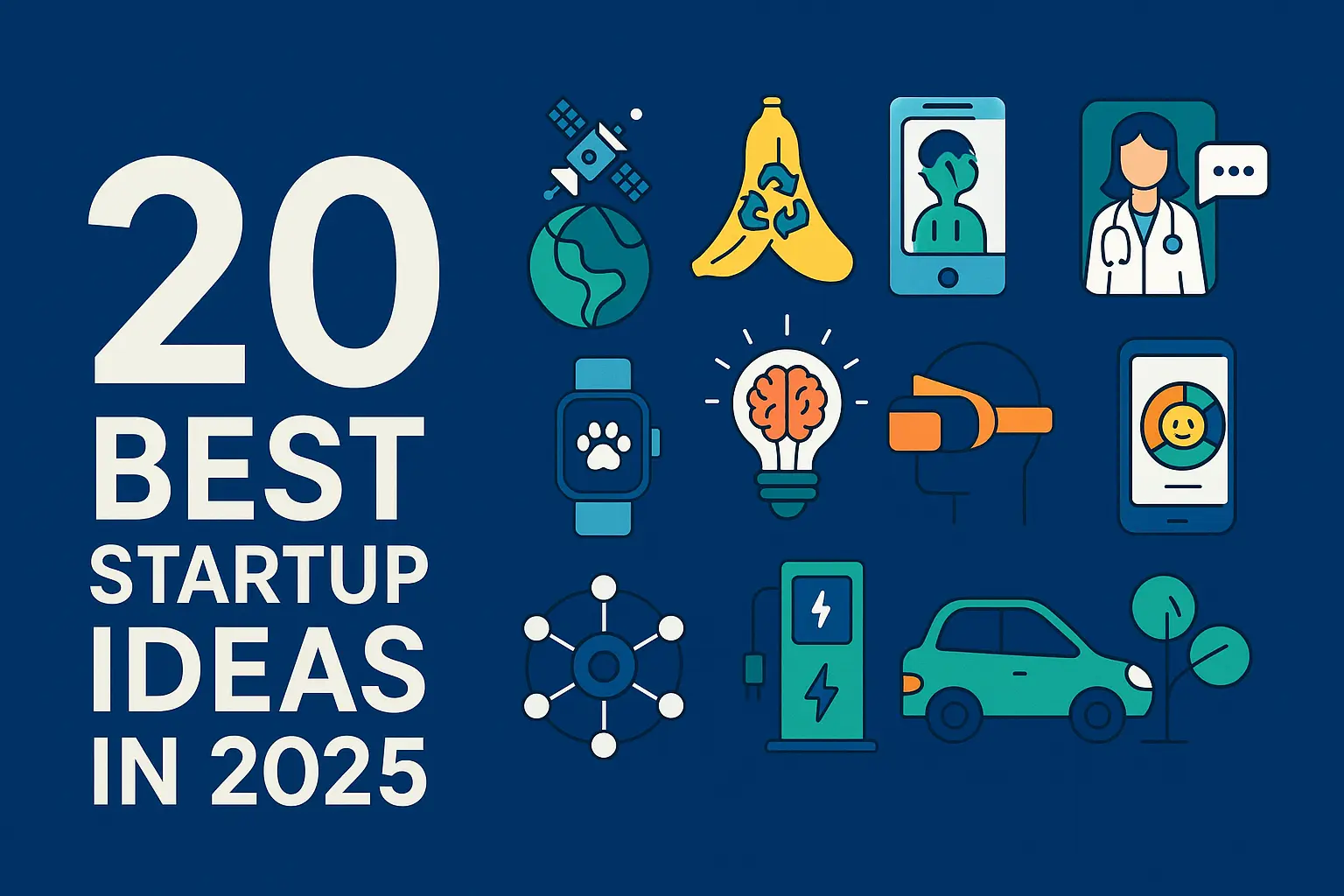 "20 Best Startup Ideas in 2025"