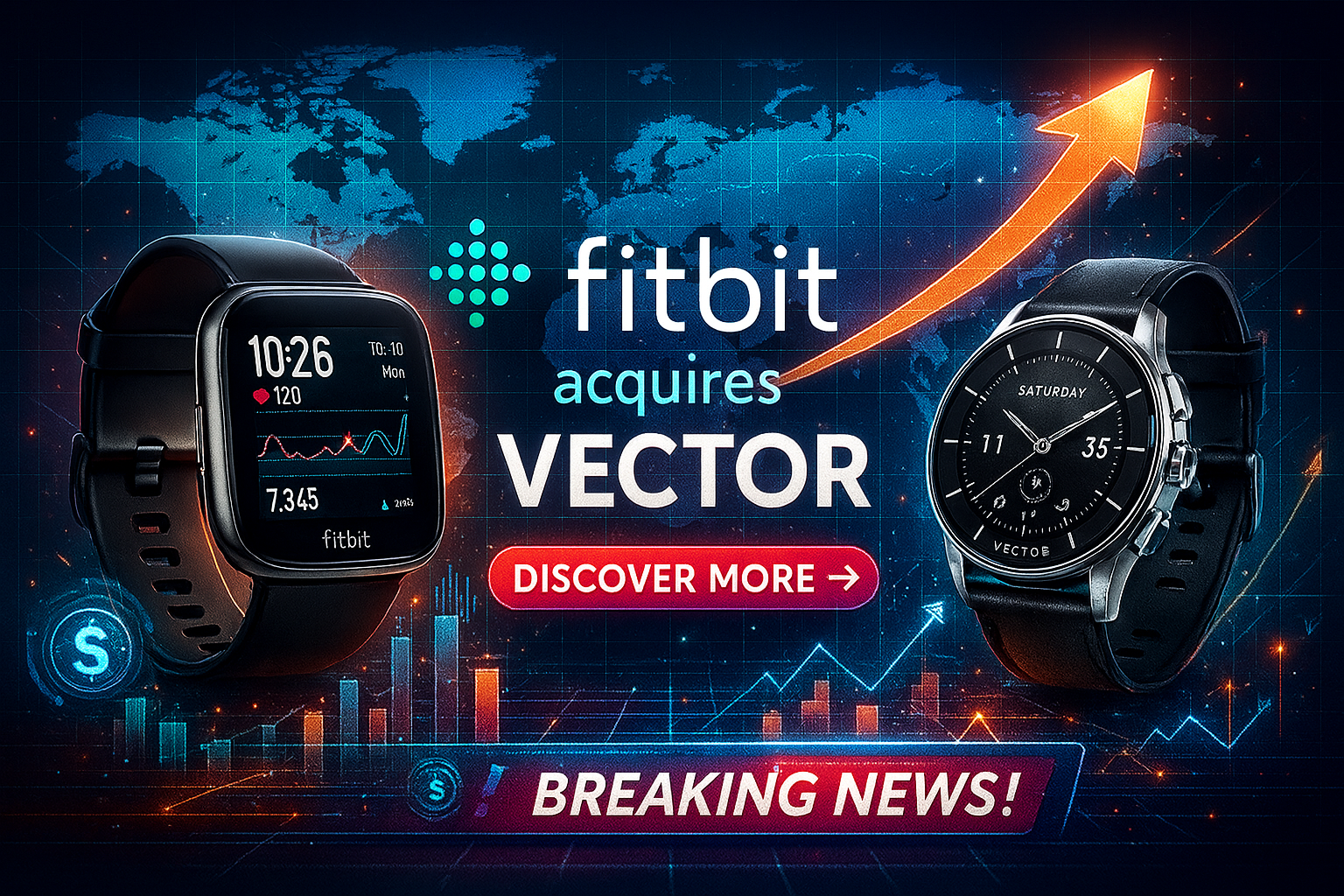 Fitbit Acquires Vector: The Strategic Smartwatch Acquisition That ...